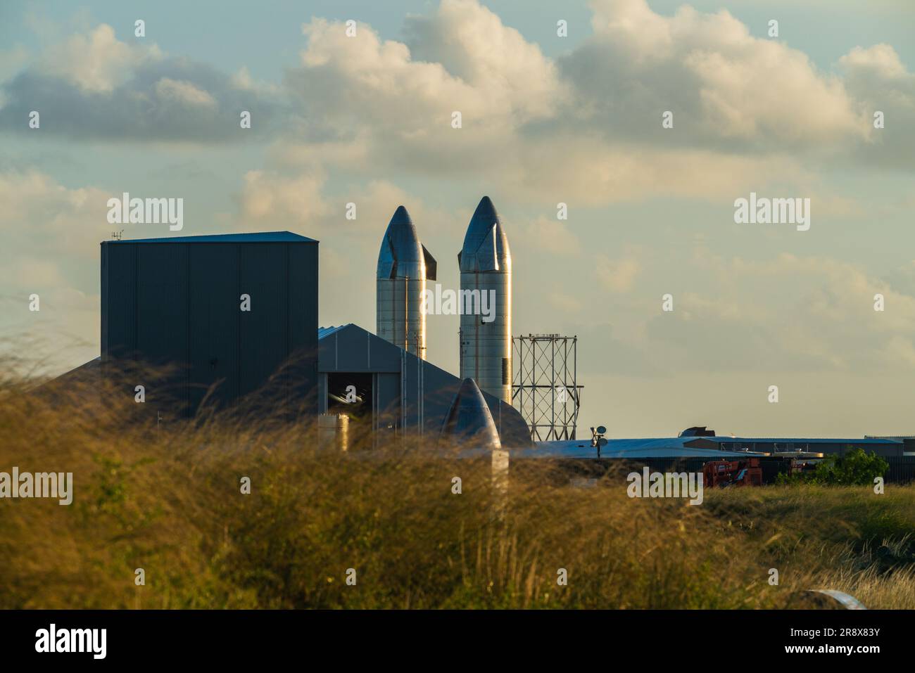 SpaceX Starship SN15 and SN 16 at Starbase, Boca Chica, Texas Stock ...