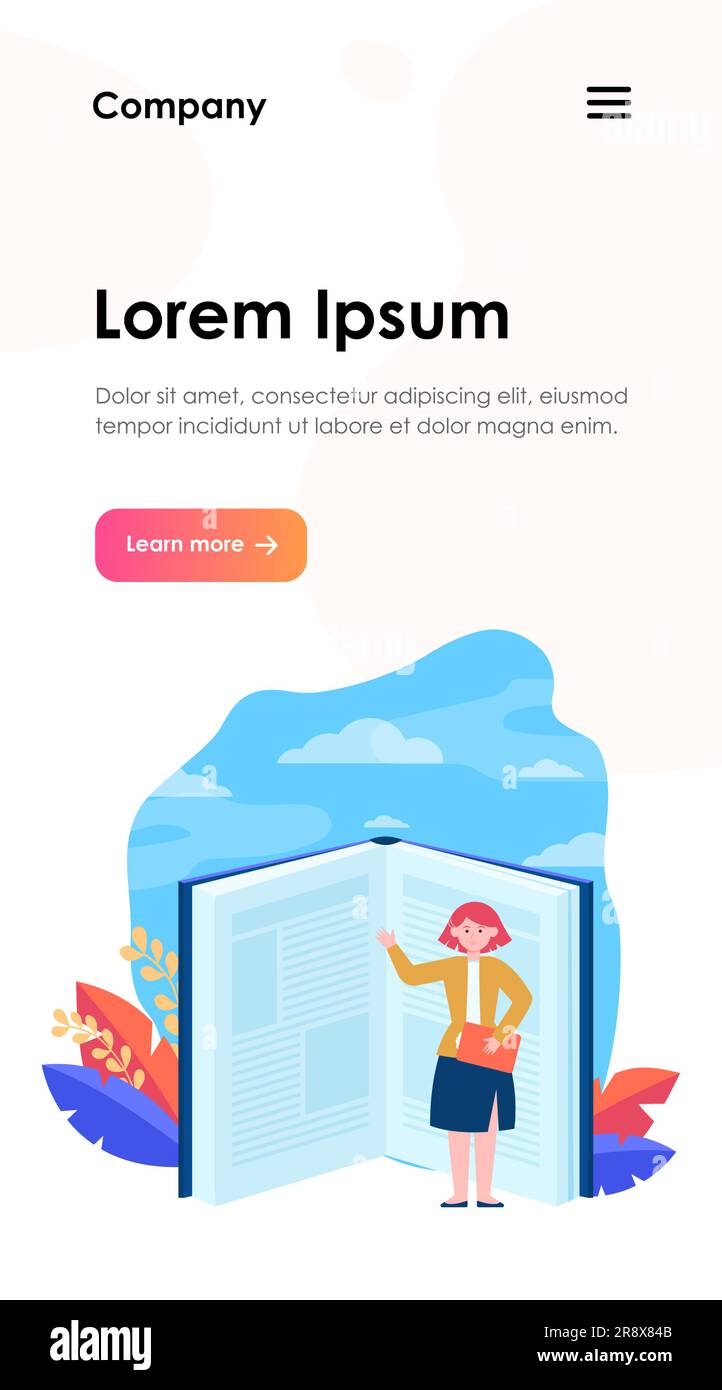 Student pointing hand at book pages Stock Vector Image & Art - Alamy