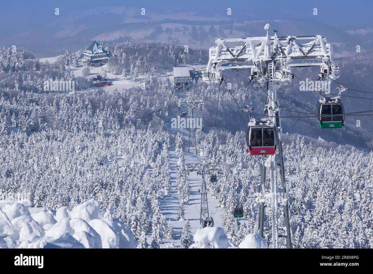 Zao ropeway hi-res stock photography and images - Alamy