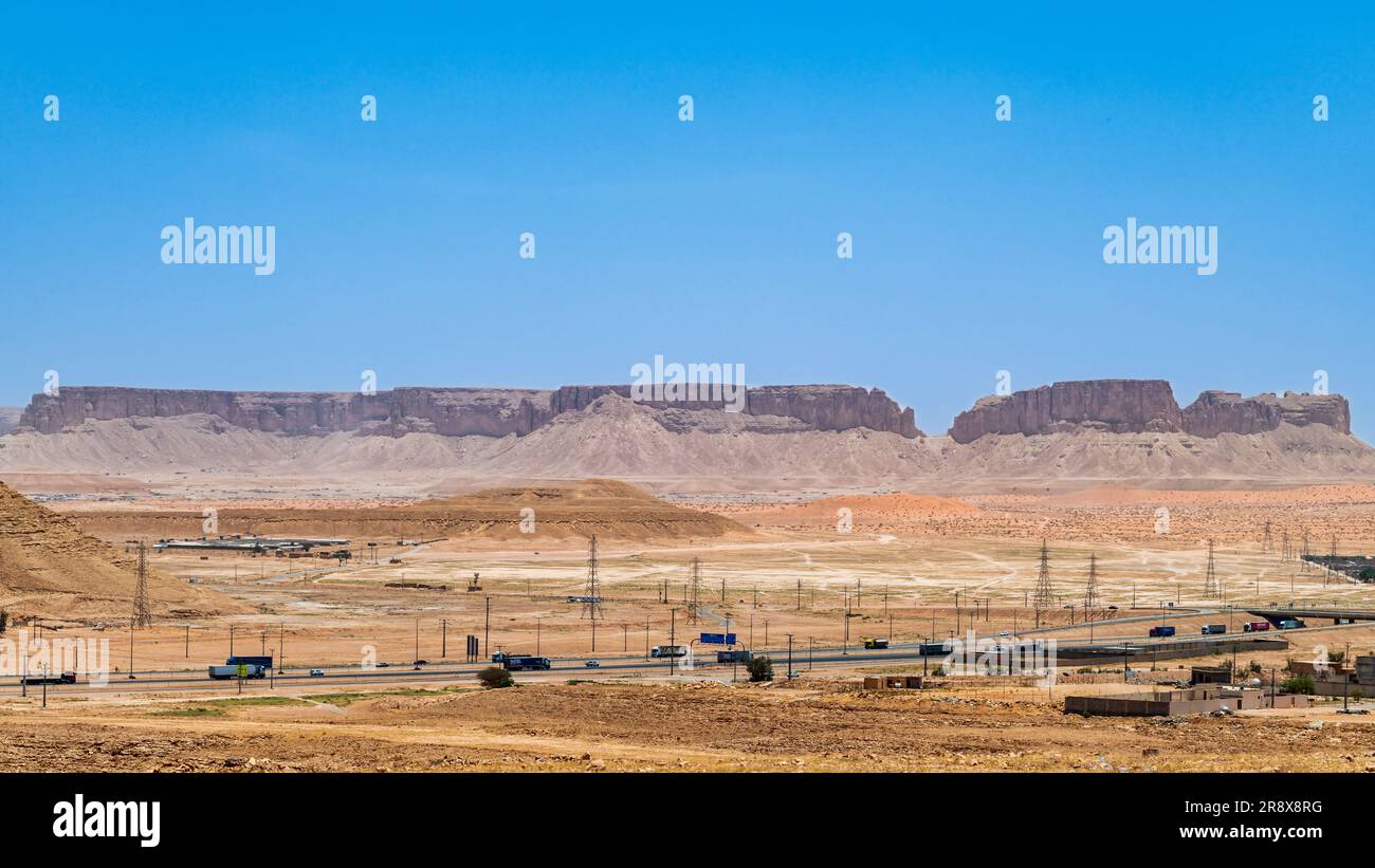 Saudi Arabia landscape - Muzahmiyah Stock Photo - Alamy