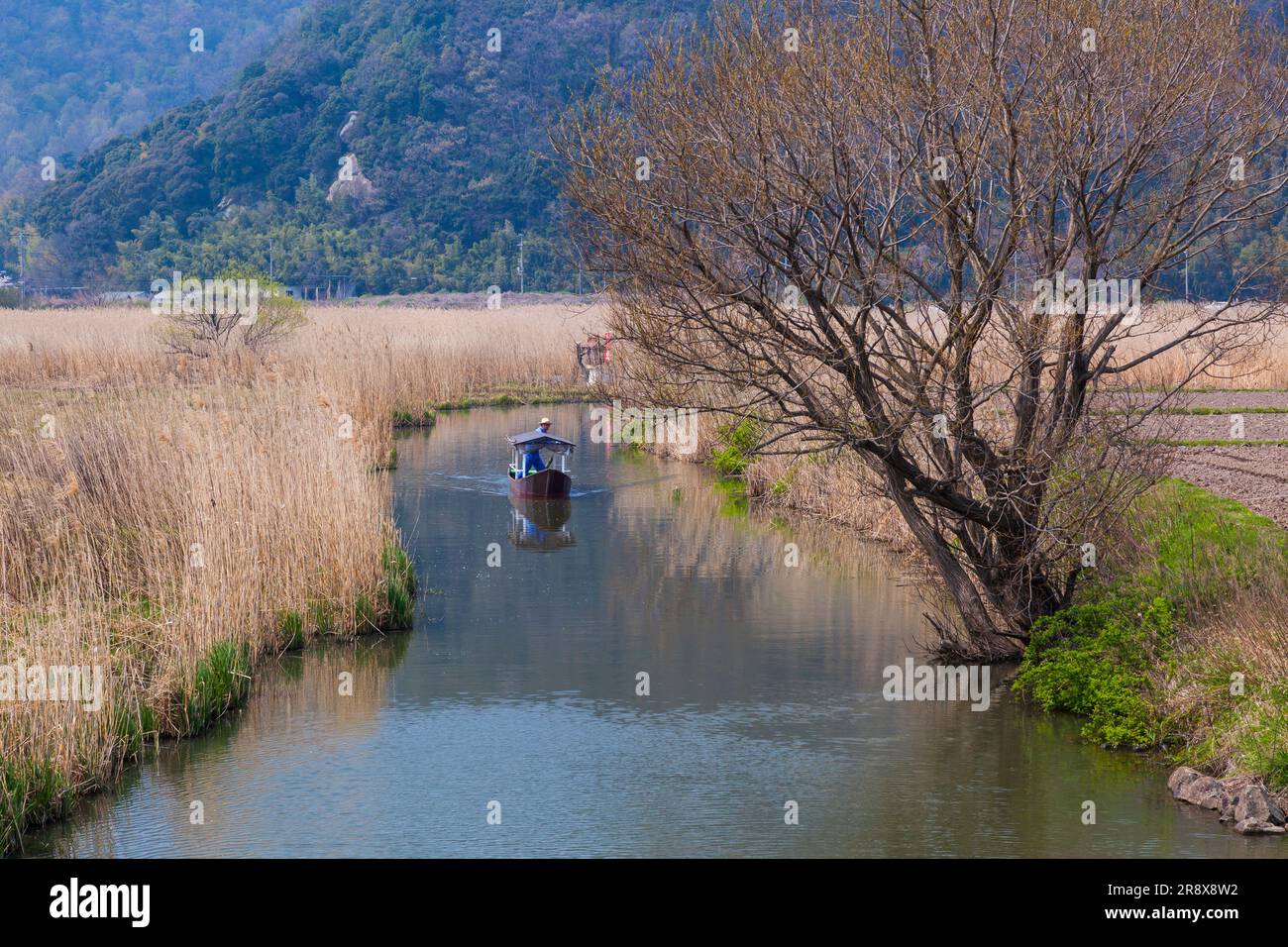 tour around a riverside area Stock Photo - Alamy