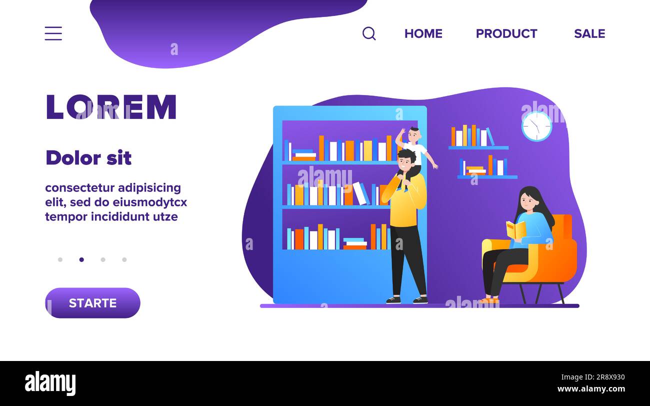 Choosing reading Stock Vector Images - Alamy