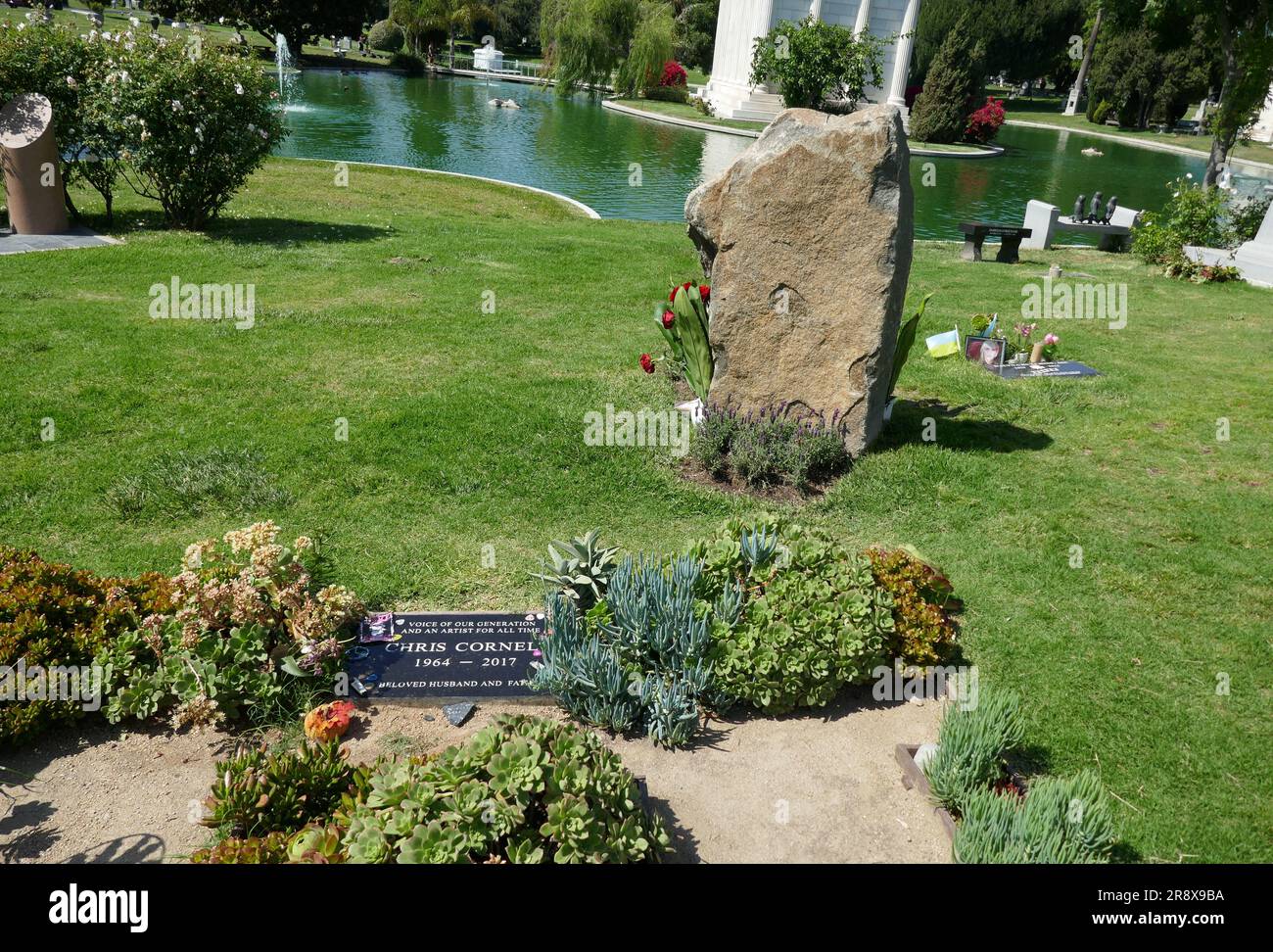Los Angeles, California, USA 22nd June 2023 Singer/Musician Chris Cornell Grave and Director ...
