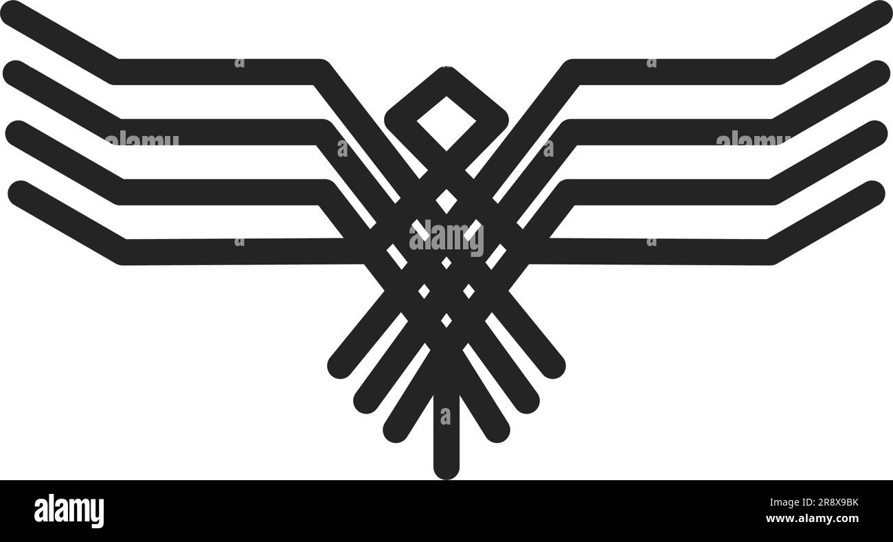 wing logo template. Icon Illustration Brand Identity. Isolated and flat ...