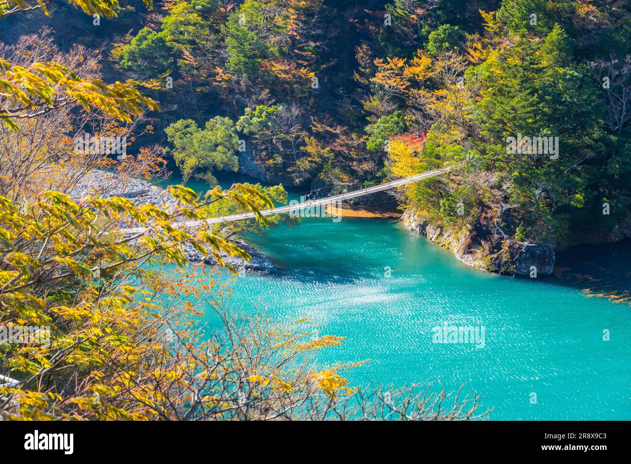 Dream Suspension Bridge in Sunmatakyo Stock Photo - Alamy