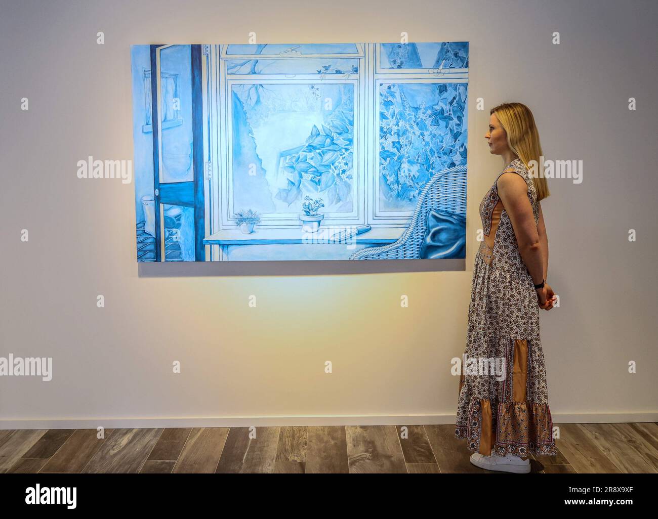 London, UK. 23rd June, 2023. Grace Tobin, Inside Out, 2023, Oil on ...