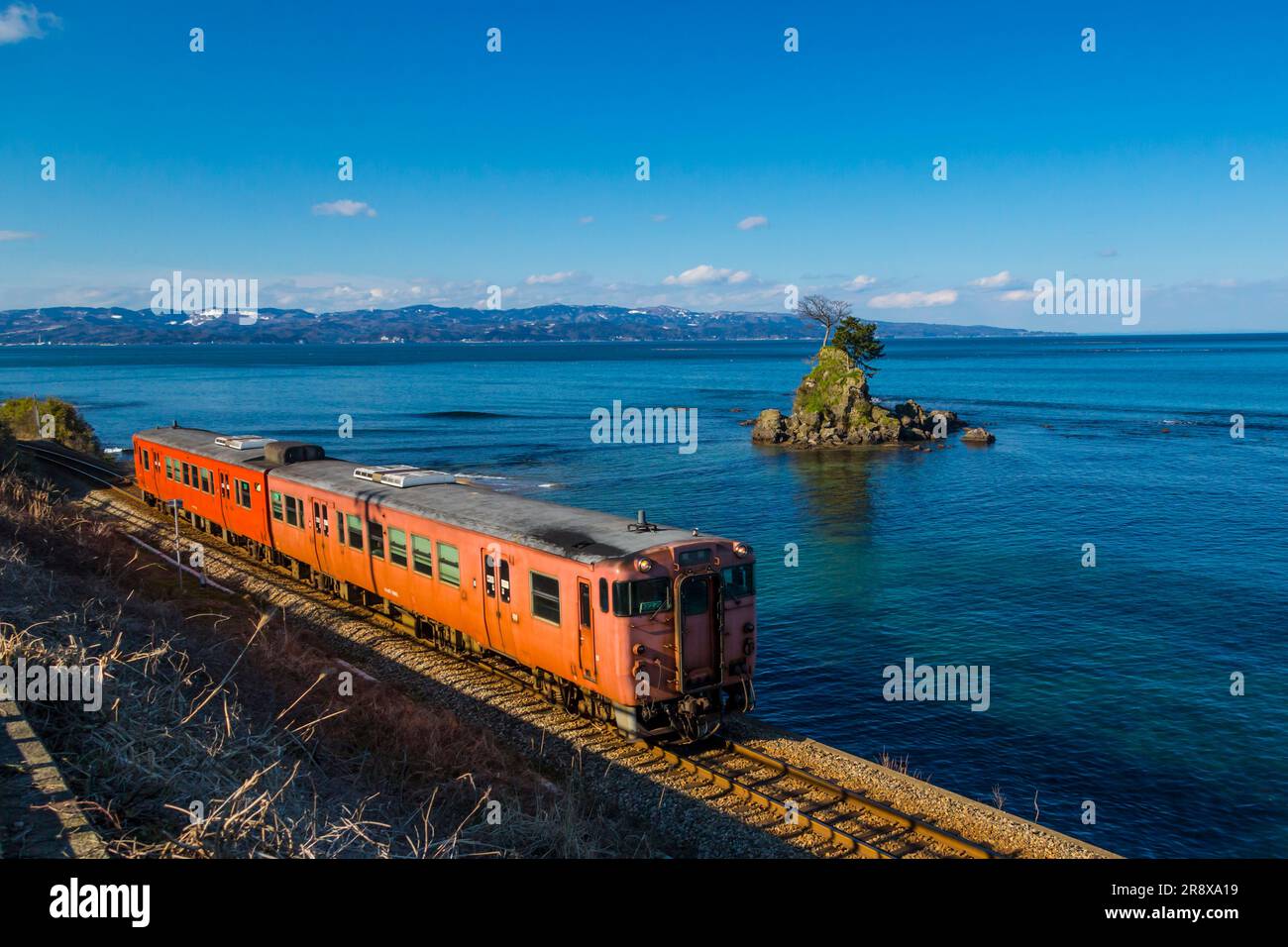 Himi Line and Female Rock Stock Photo - Alamy