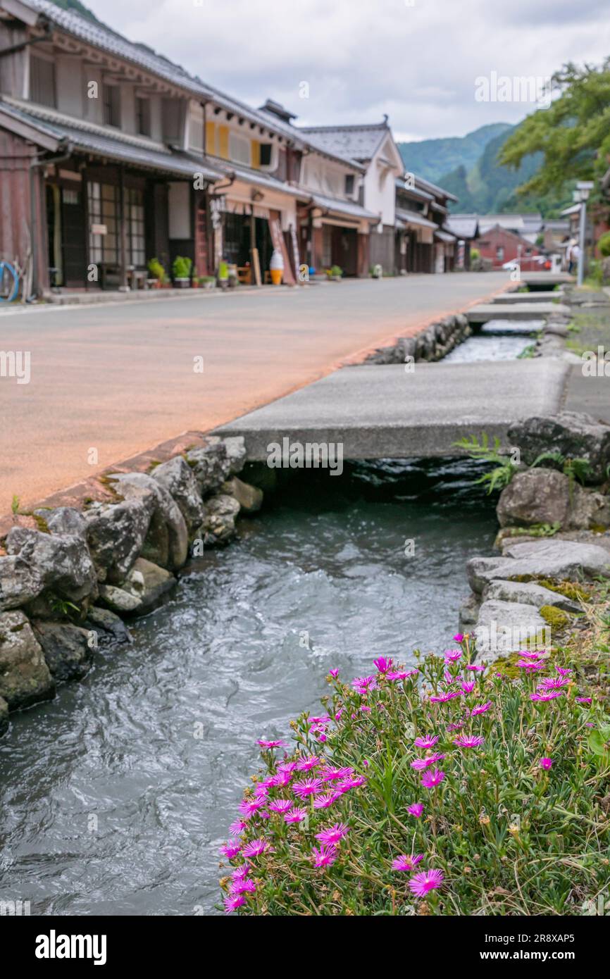 Maegawa River at Kumagawa-juku Stock Photo - Alamy