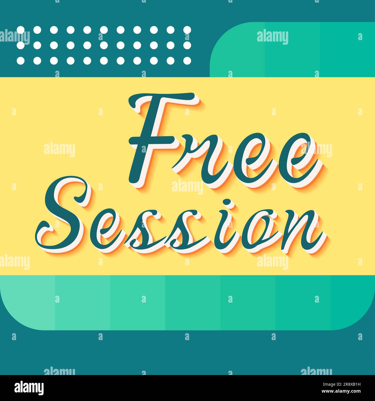 Free session promotional banner Stock Vector Image & Art - Alamy