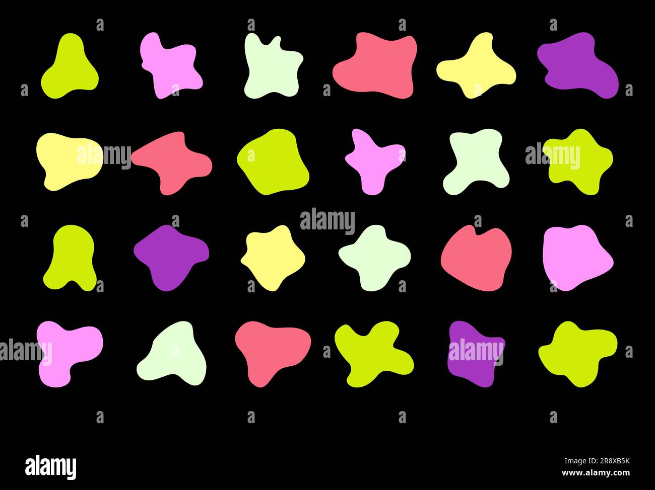 Amoeba figure Stock Vector Images - Alamy