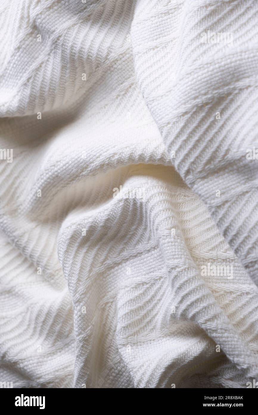 Soft white embossed striped fabric hi-res stock photography and images ...