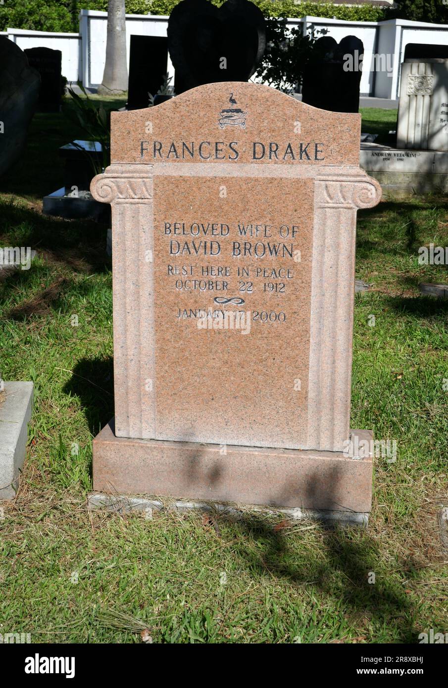 Los Angeles, California, USA 22nd June 2023 Actress Frances Drake Grave ...
