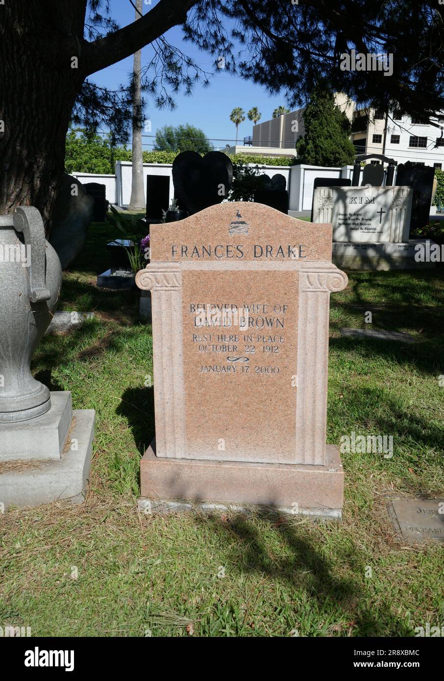 Los Angeles, California, USA 22nd June 2023 Actress Frances Drake Grave ...