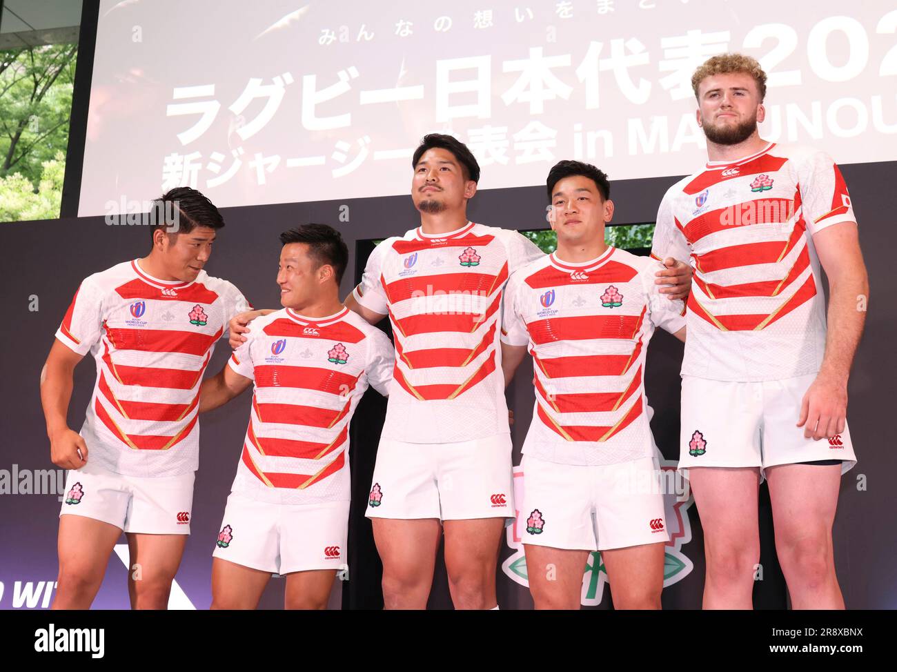 (L to R) Rukiya Matsuda, Naoto Saito, Kazuki Himeno, Seungsin Lee and ...