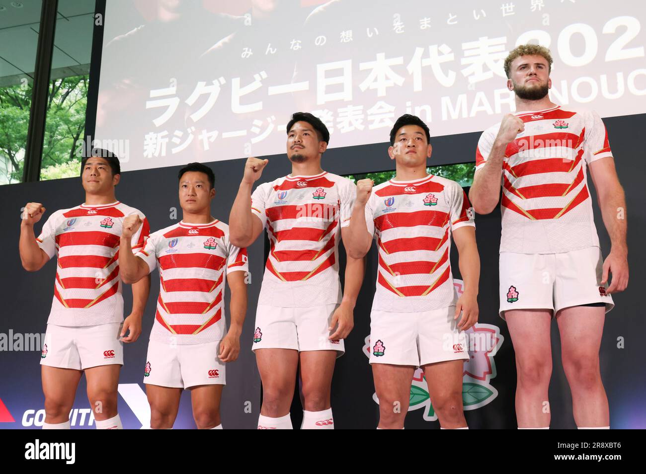 (L to R) Rukiya Matsuda, Naoto Saito, Kazuki Himeno, Seungsin Lee and ...