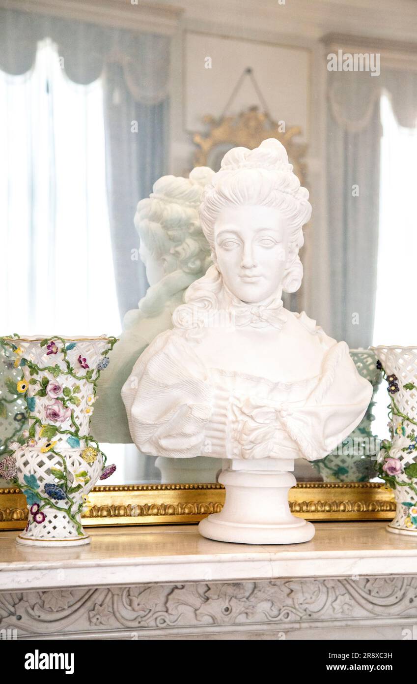 Bust of Princess Elżbieta Izabela Lubomirska at the Princess Marshal ...