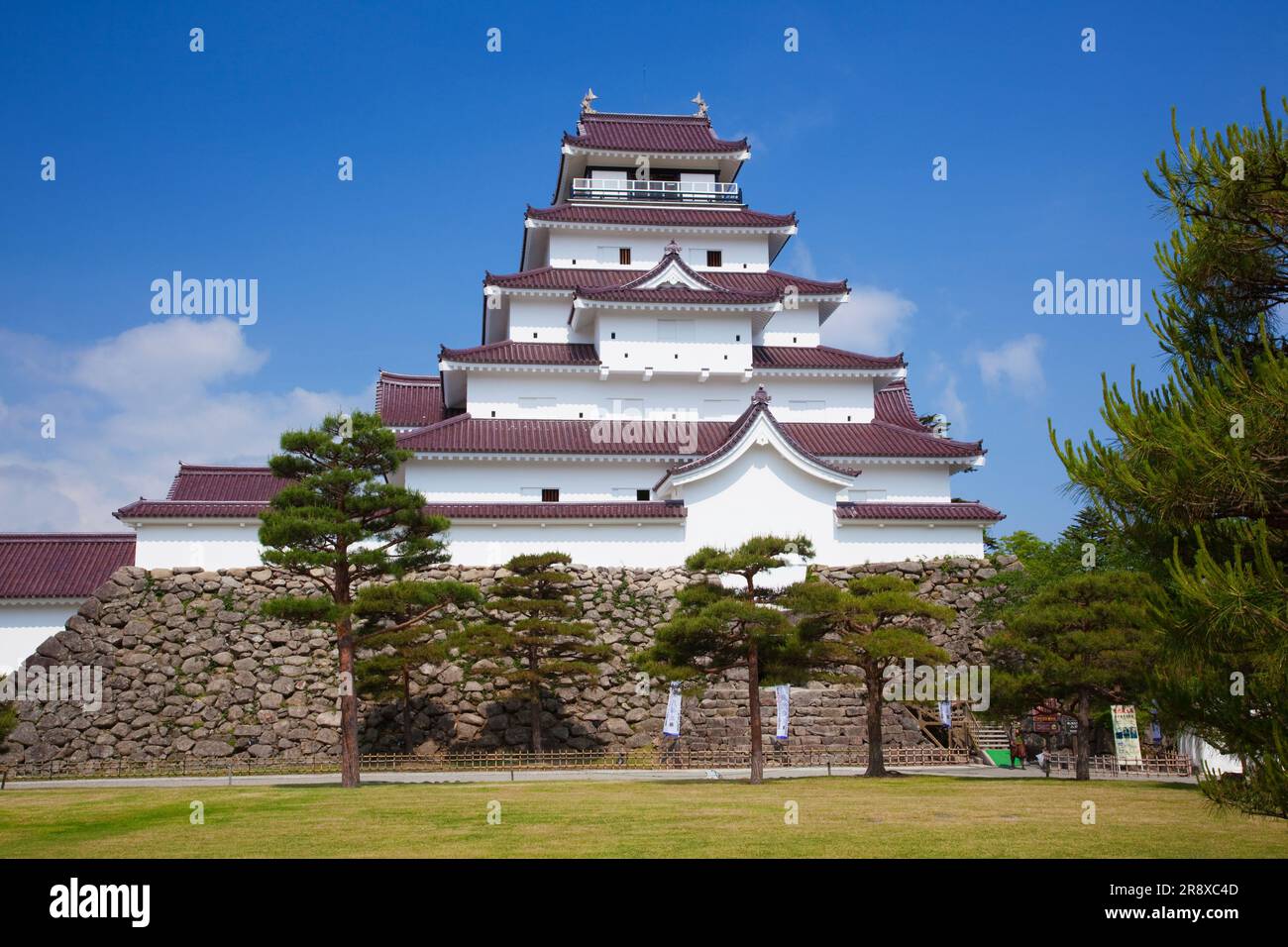 Japan aizuwakamatsu tsuruga castle hi-res stock photography and images ...