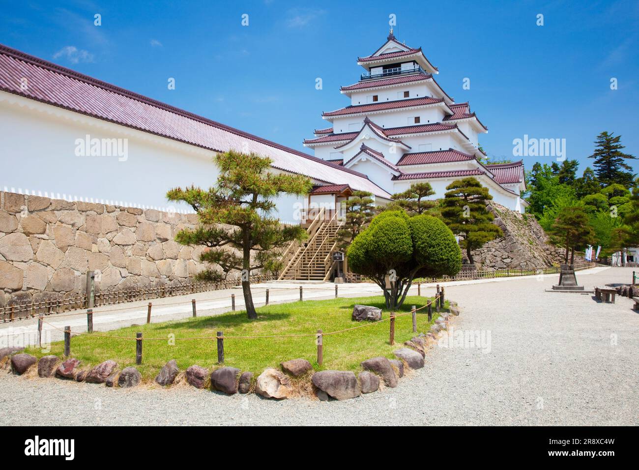 Japan aizuwakamatsu tsuruga castle hi-res stock photography and images ...