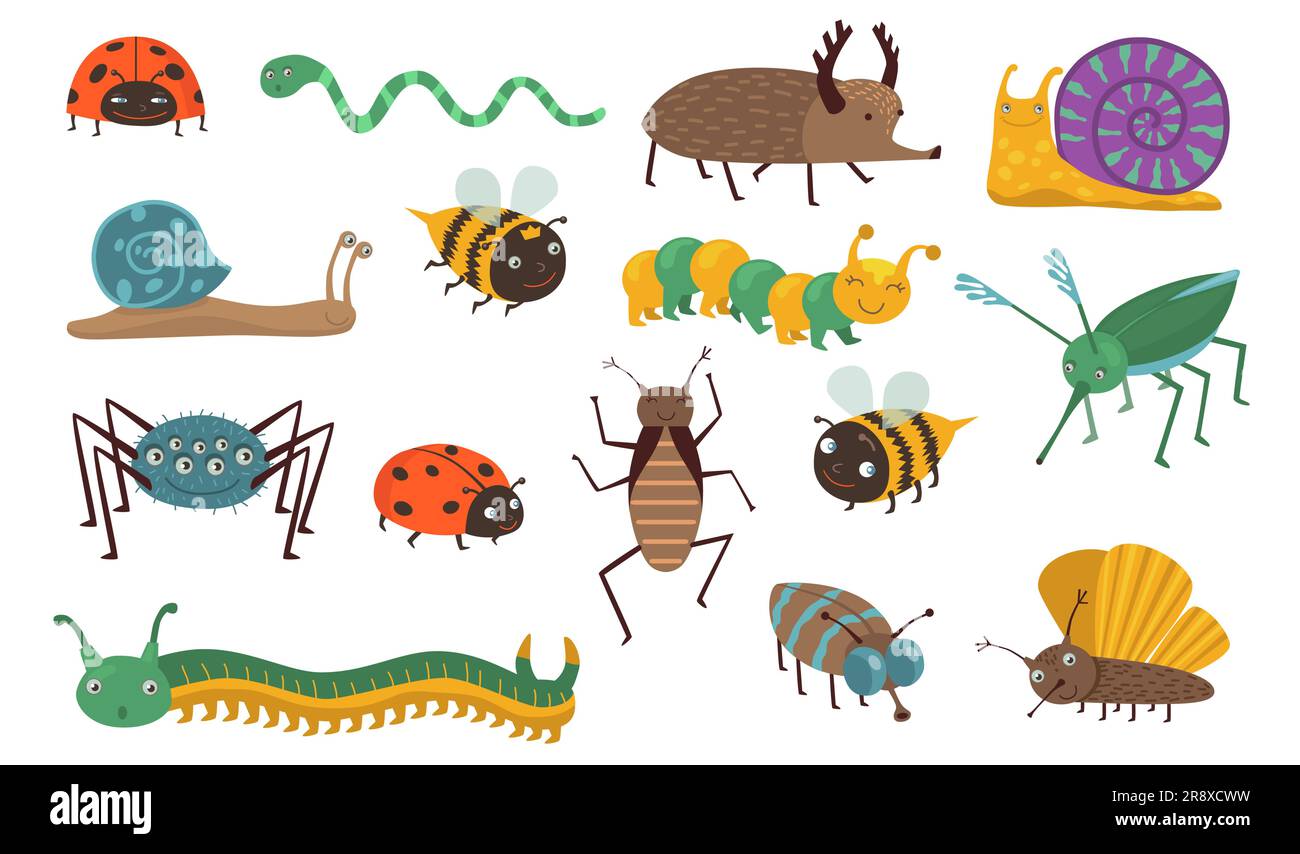 Cartoon insects hi-res stock photography and images - Alamy