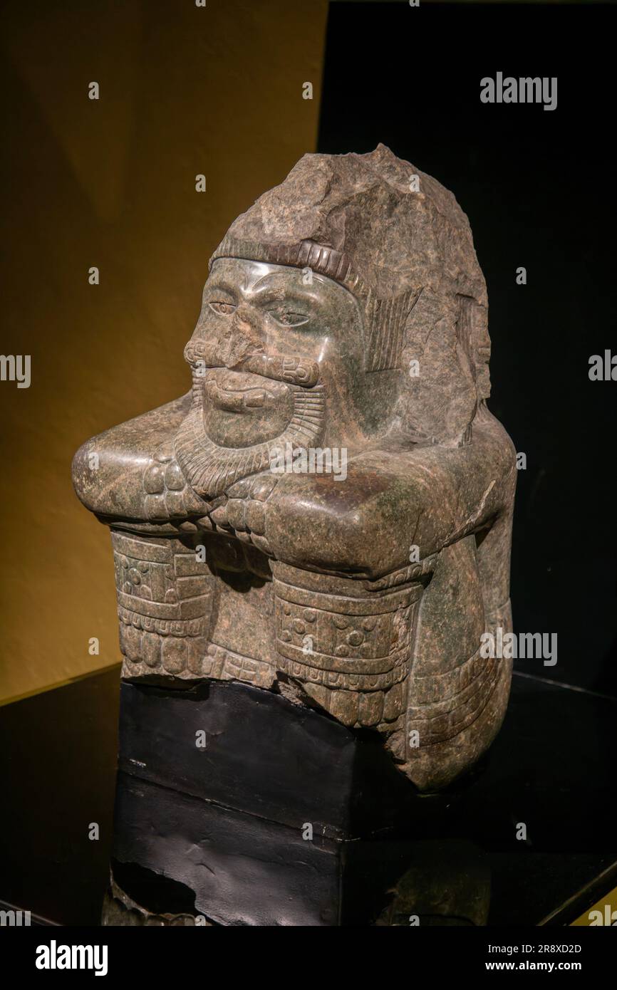 Figure of Xiuhtecuhtli, god of fire, archaeological site and museum of ...