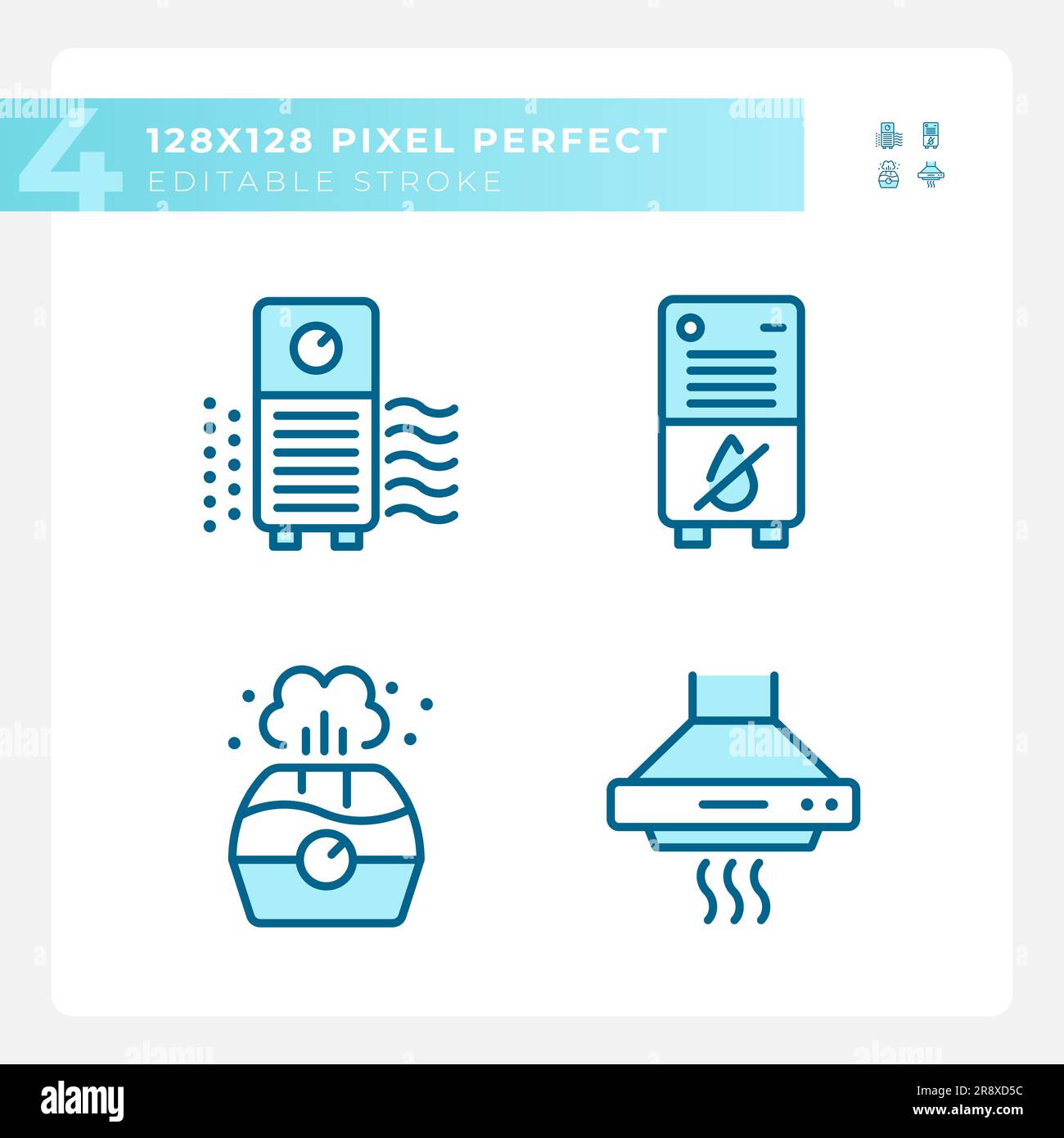 Indoor air filtration Stock Vector Images - Alamy