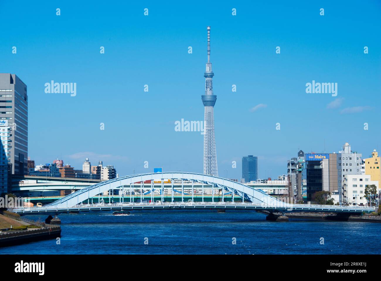 Tokyo Sky Tree and Eitai bridge Stock Photo - Alamy