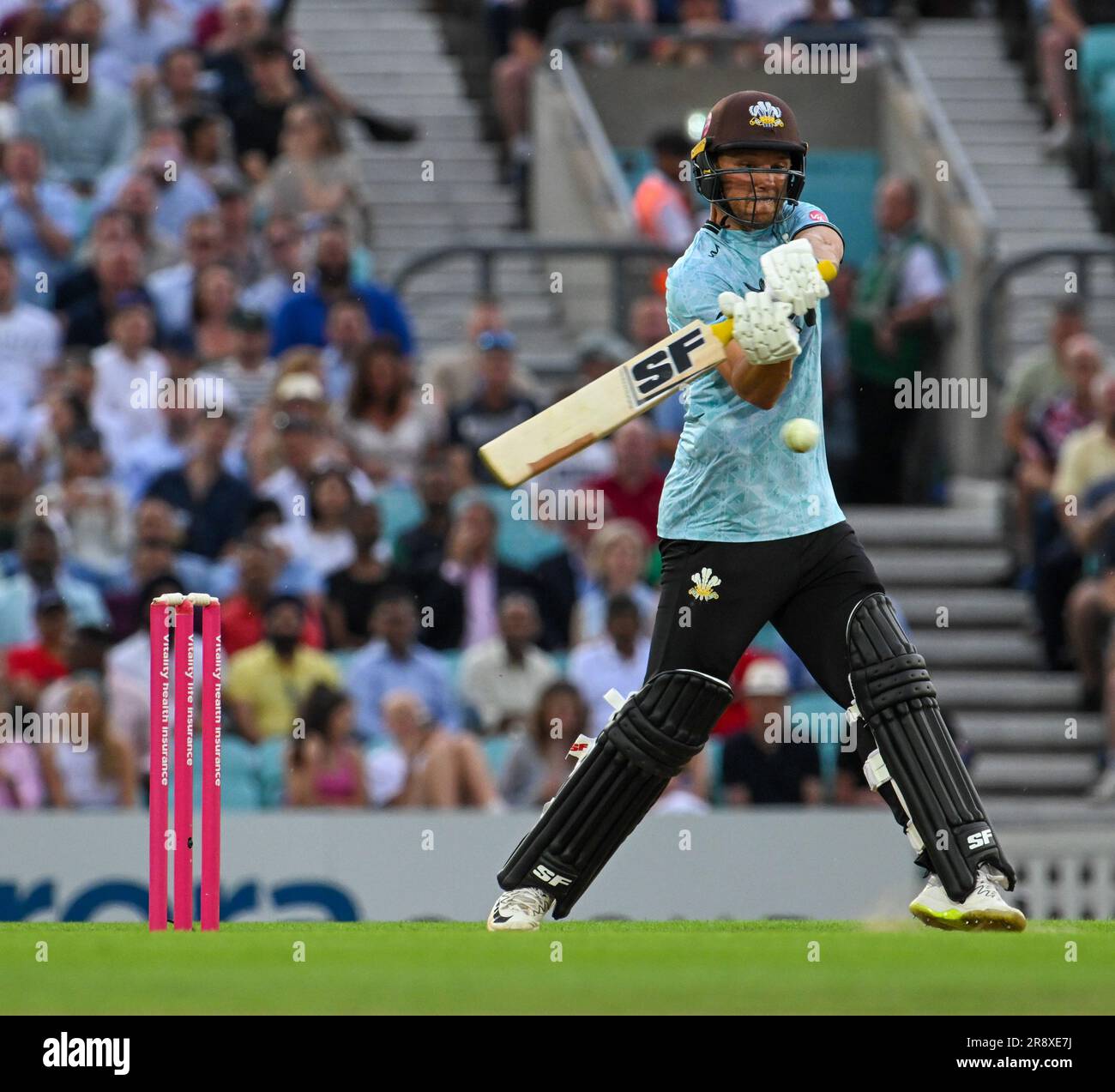 Oval, England. 26 May, 2023. Will Jacks of Surrey County Cricket Club ...