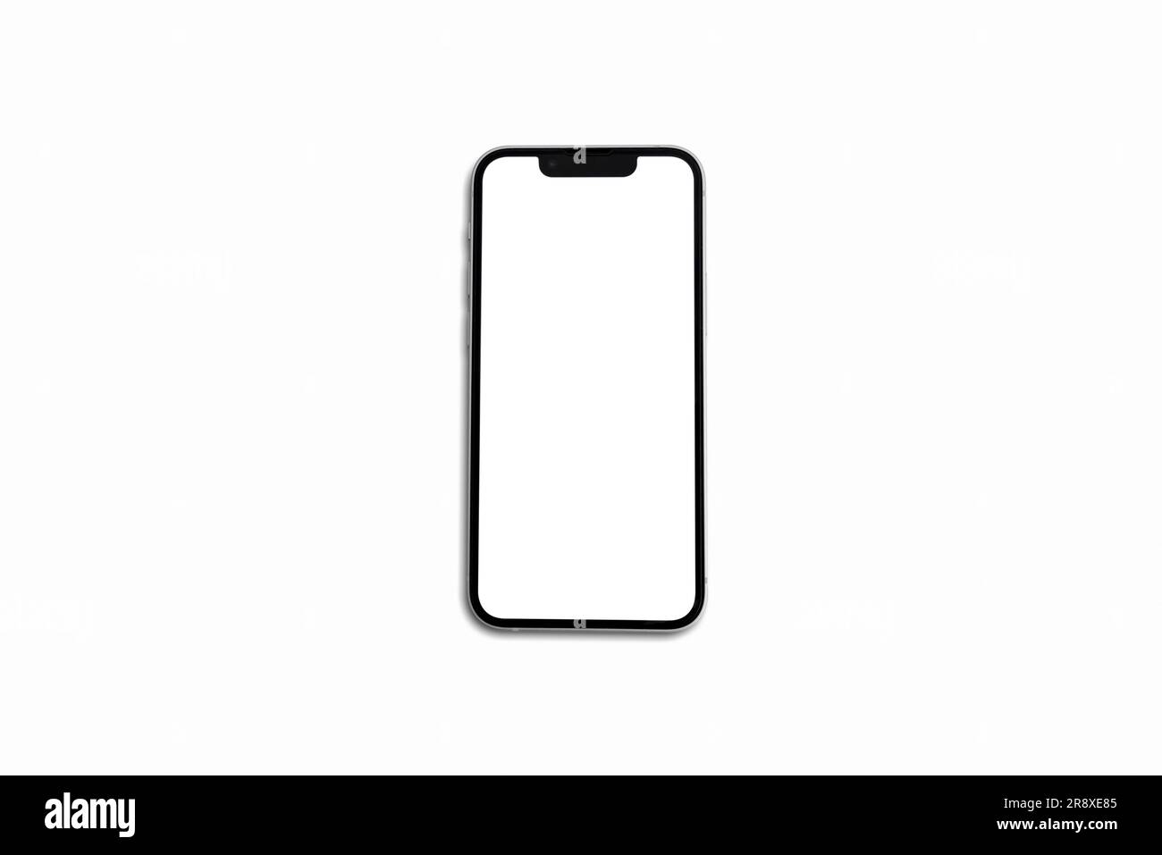 Concept for brochure and advertisement. A phone without front camera ...