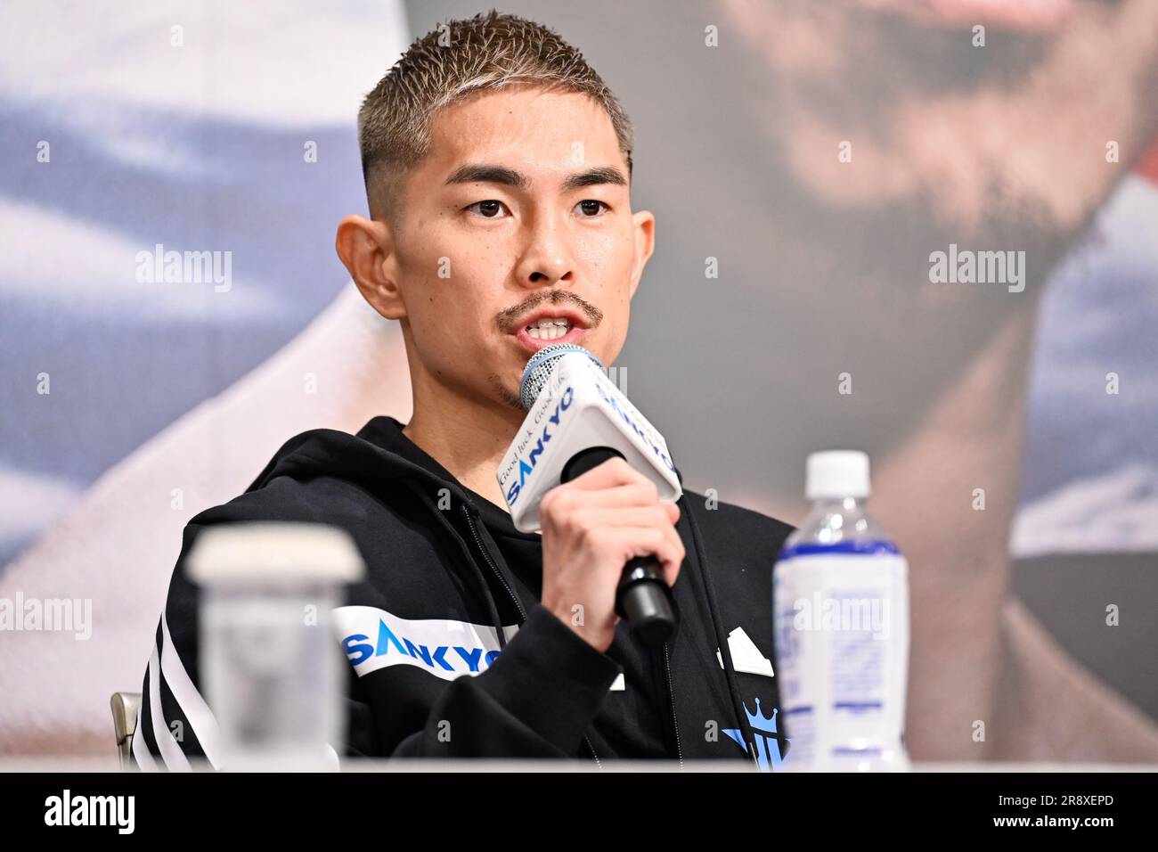 Kazuto Ioka of Japan during the weigh-in for the WBA super-flyweight ...