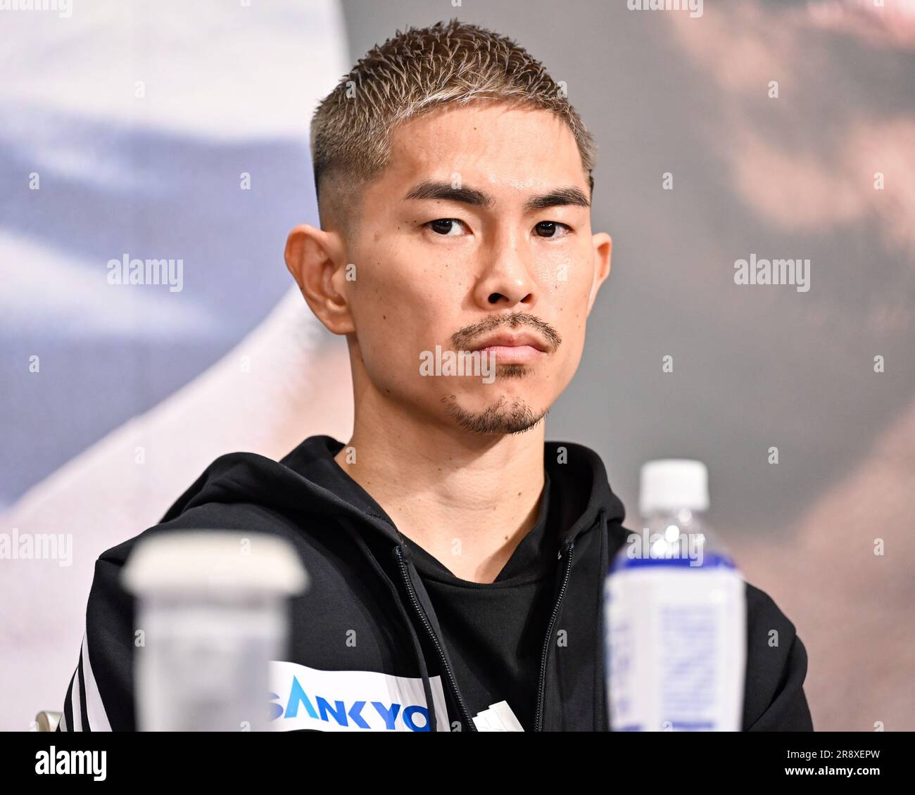 Kazuto Ioka of Japan during the weigh-in for the WBA super-flyweight ...