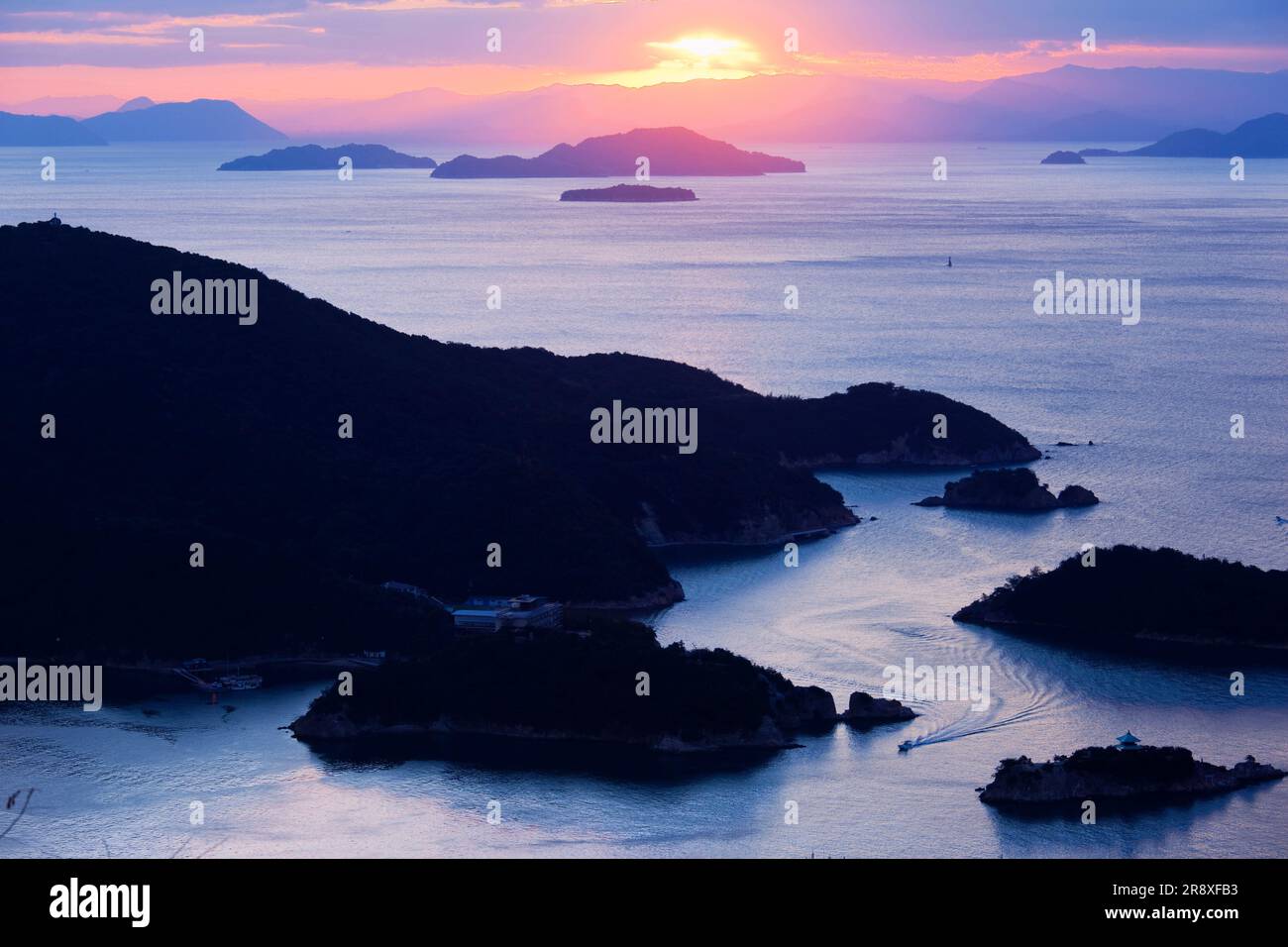 Tomonoura and the Sunrise Stock Photo - Alamy