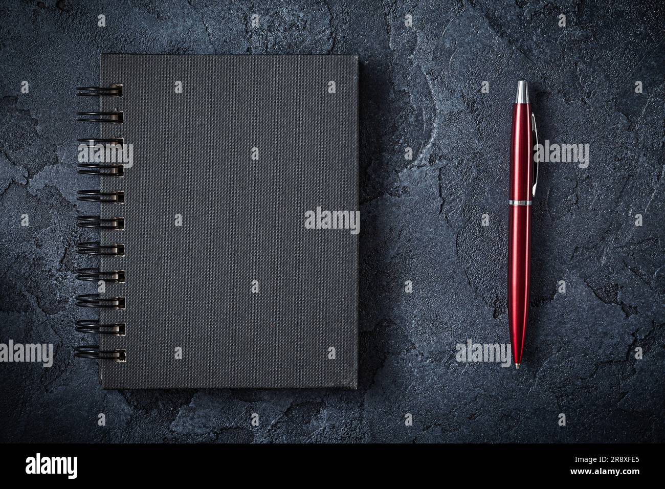 Black notepad hi-res stock photography and images - Alamy