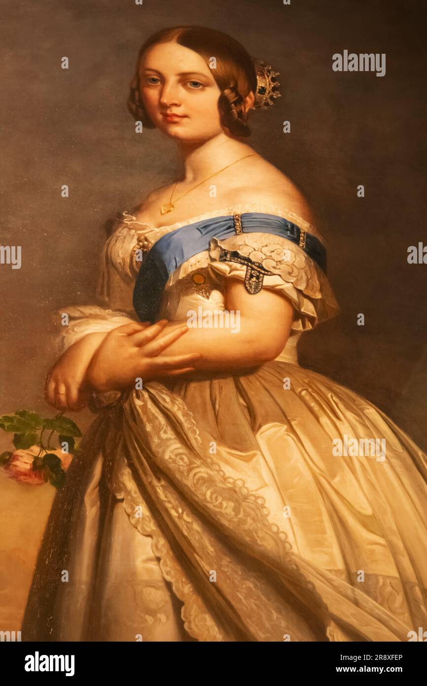 England, London, Greenwich, The Queen's House, Portrait of Queen ...