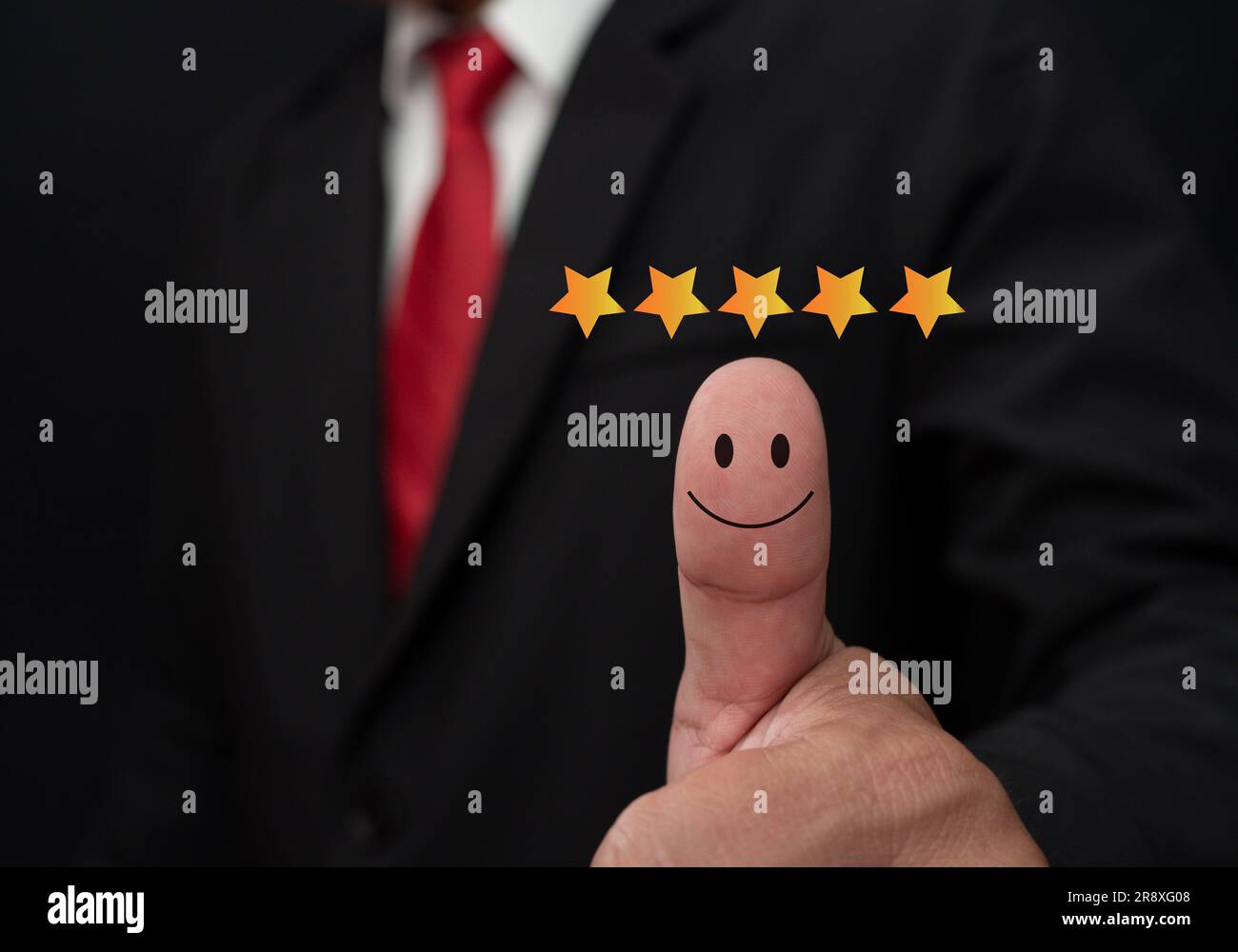 Customer Satisfaction Survey concept, service experience rating online ...