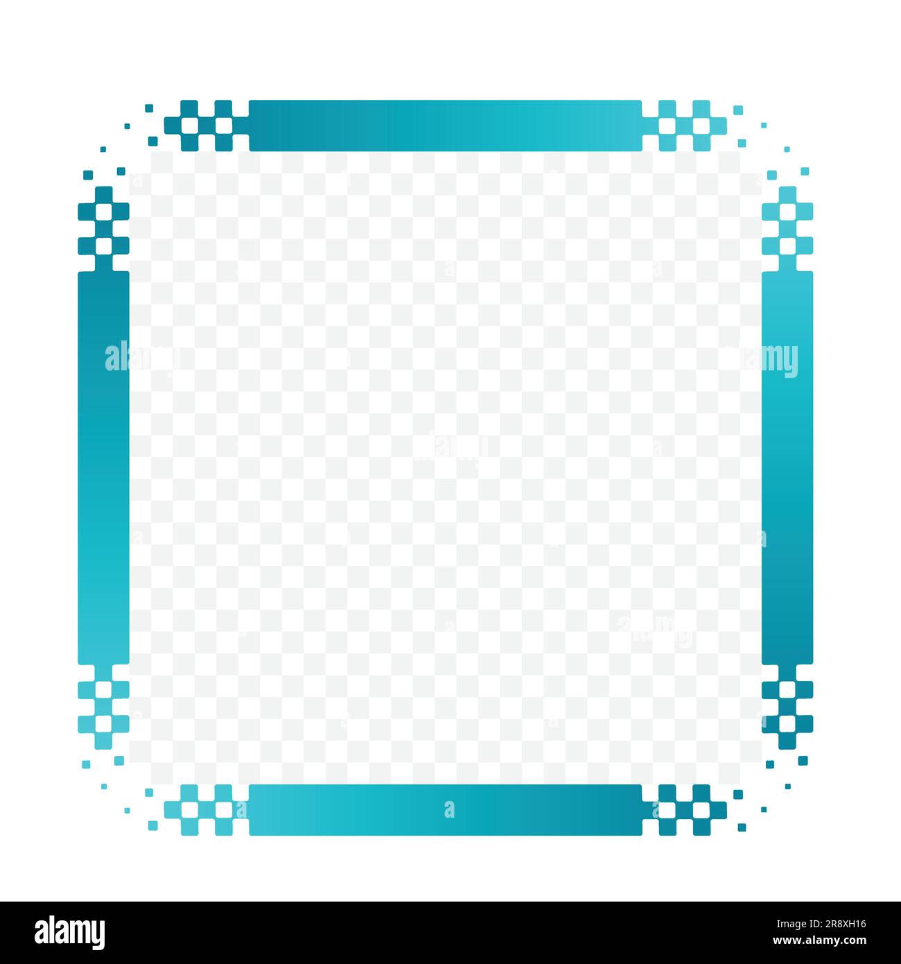 Abstract square race track checkered flag frame Stock Vector Image ...