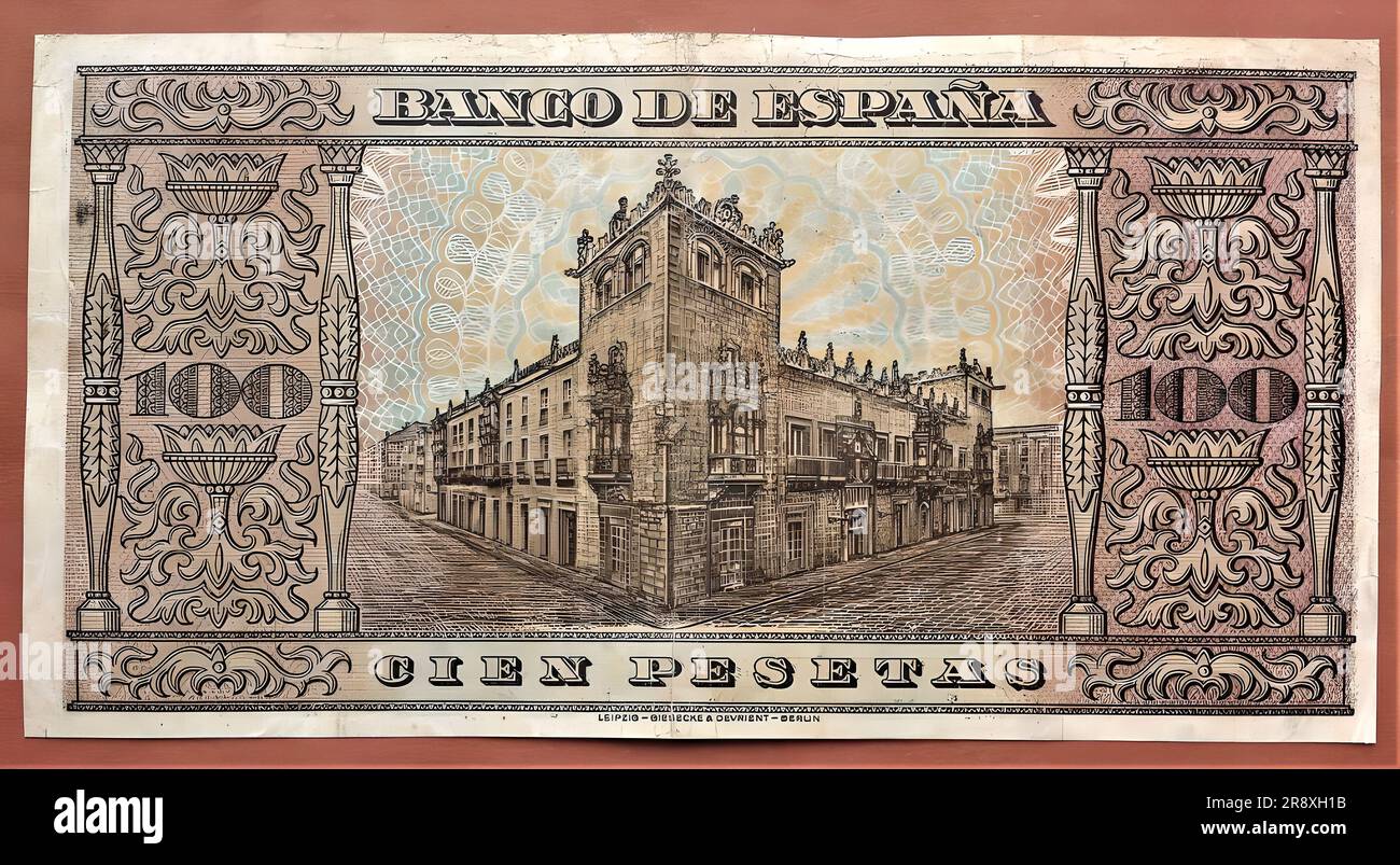 100 pesetas banknote hi-res stock photography and images - Alamy
