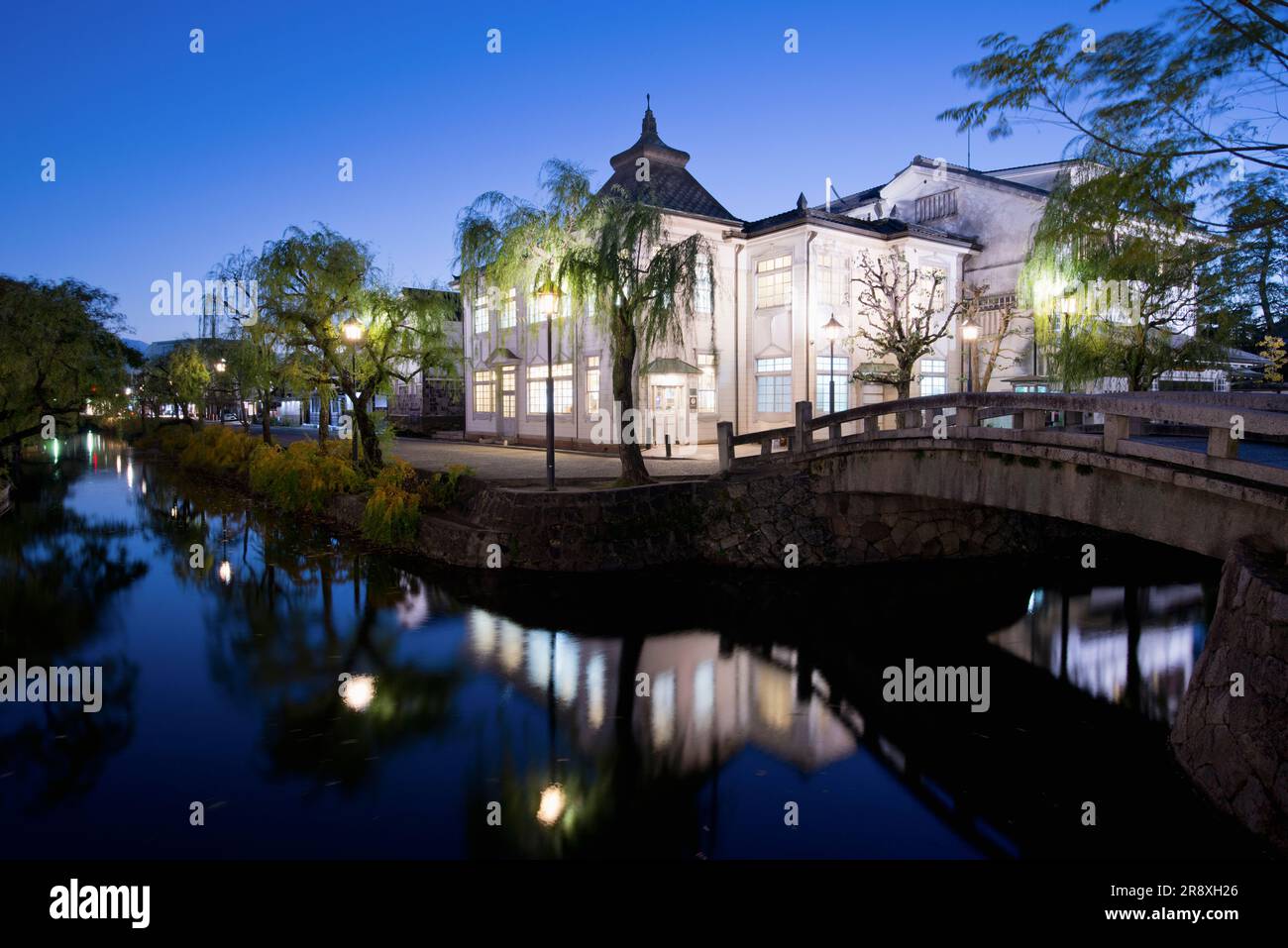 Kurashiki Bikan historical quarter night view Stock Photo - Alamy