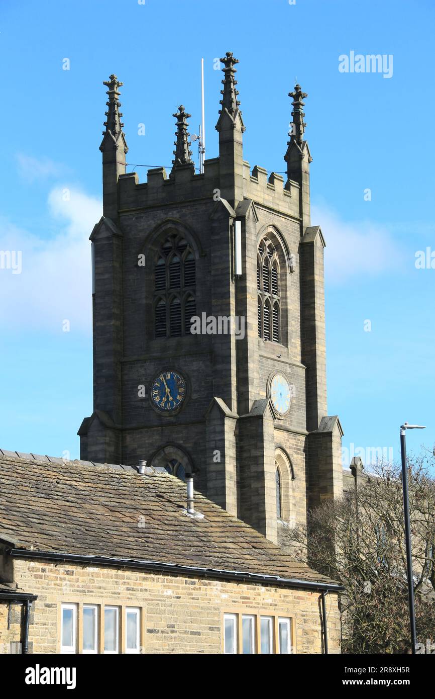 An idyllic image of the Pudsey Parish Church, a stunning historic ...