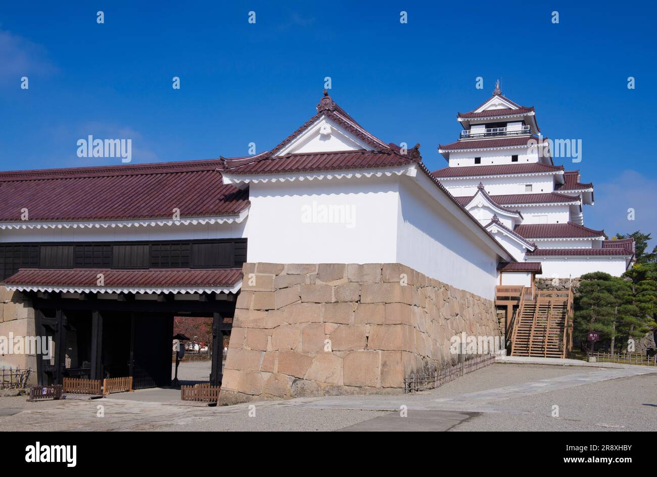 Japan aizuwakamatsu tsuruga castle hi-res stock photography and images ...