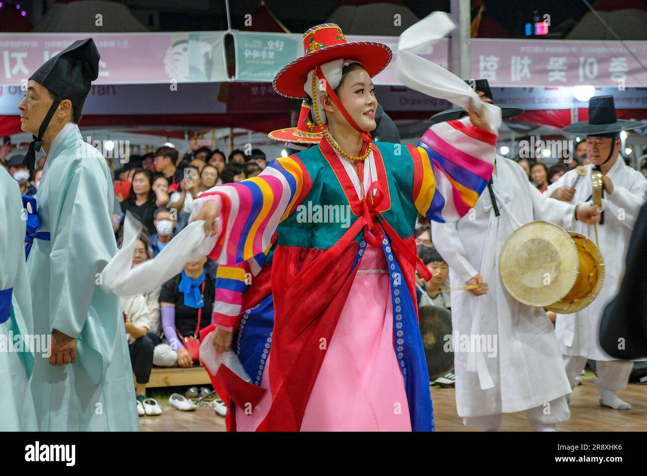 Gangneung, South Korea - June 21, 2023: Shamanistic ritual at the ...