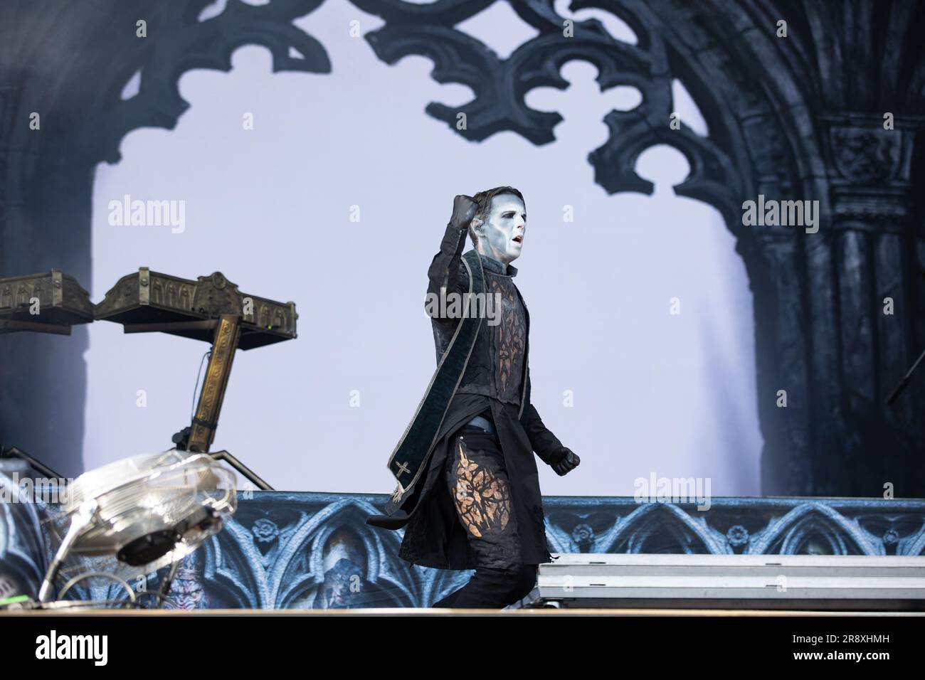 Oslo, Norway. 22nd June, 2023. The German power metal band Powerwolf ...