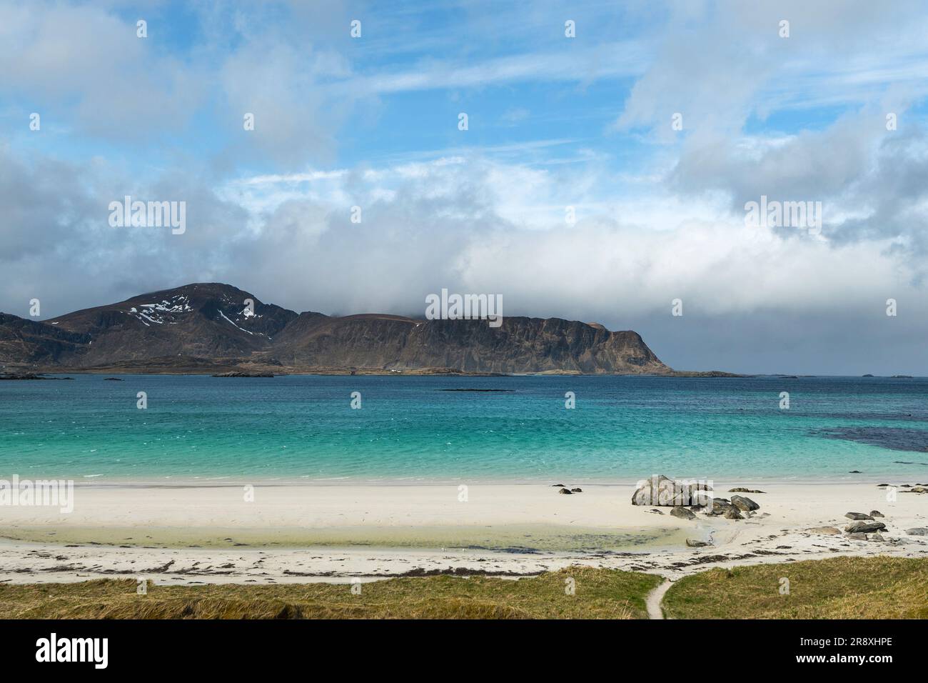 Ramberg Strand, Lofoten, Norwegen Stock Photo - Alamy