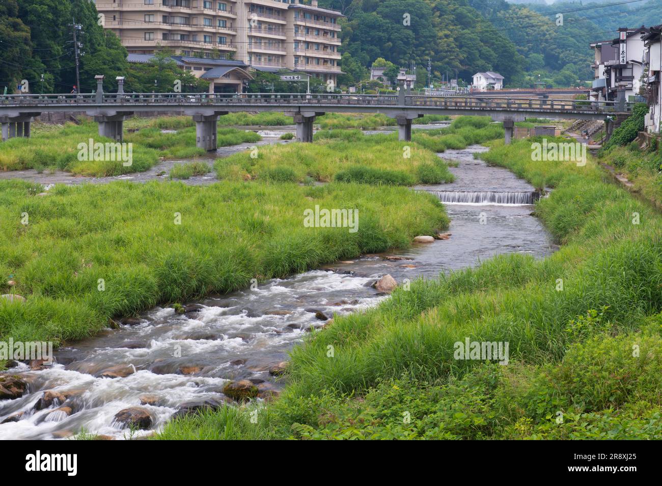 Misasa Onsen hot spring Stock Photo - Alamy