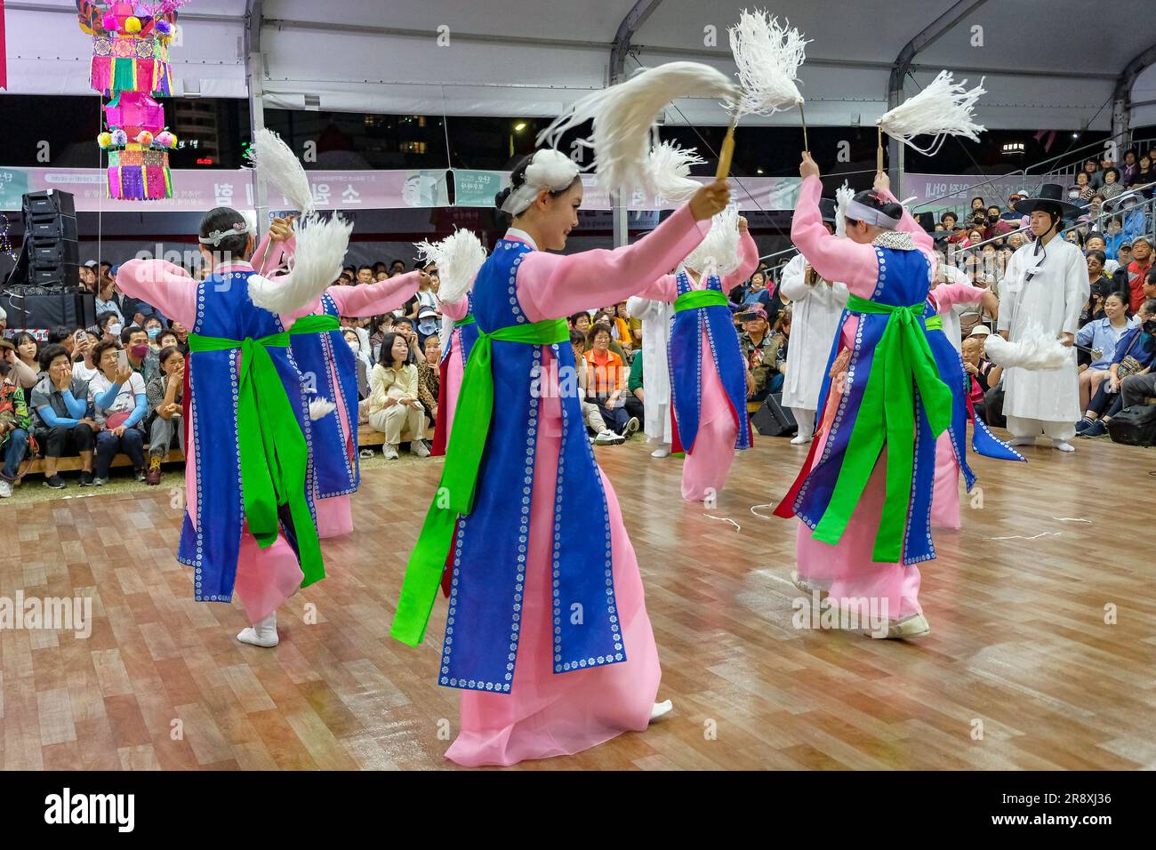 Gangneung, South Korea - June 21, 2023: Shamanistic ritual at the ...