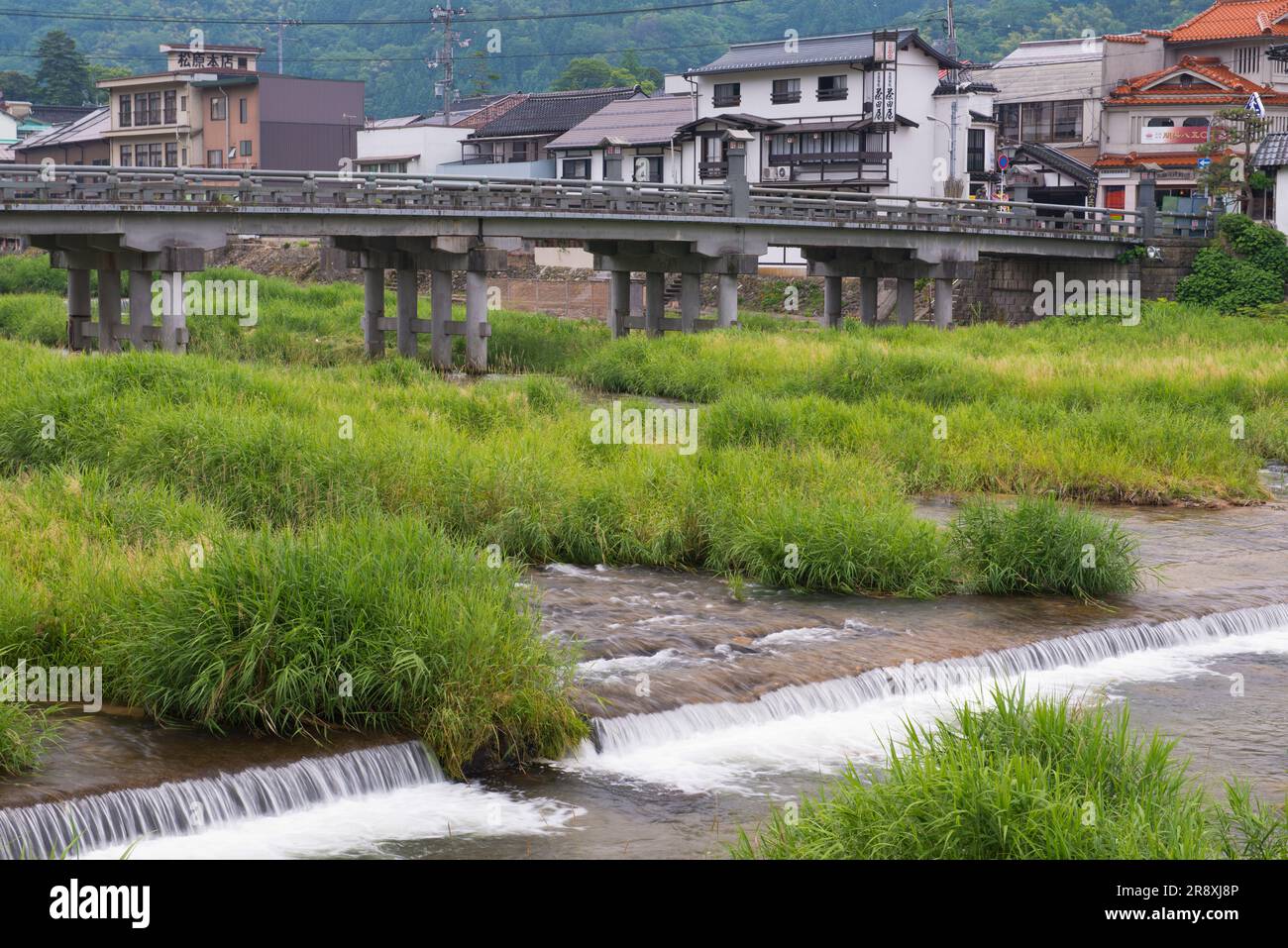 Misasa Onsen hot spring Stock Photo - Alamy