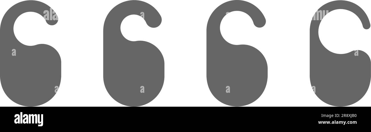 Set of closet dividers mockups. Wardrobe organizer tools. Clothing rack ...