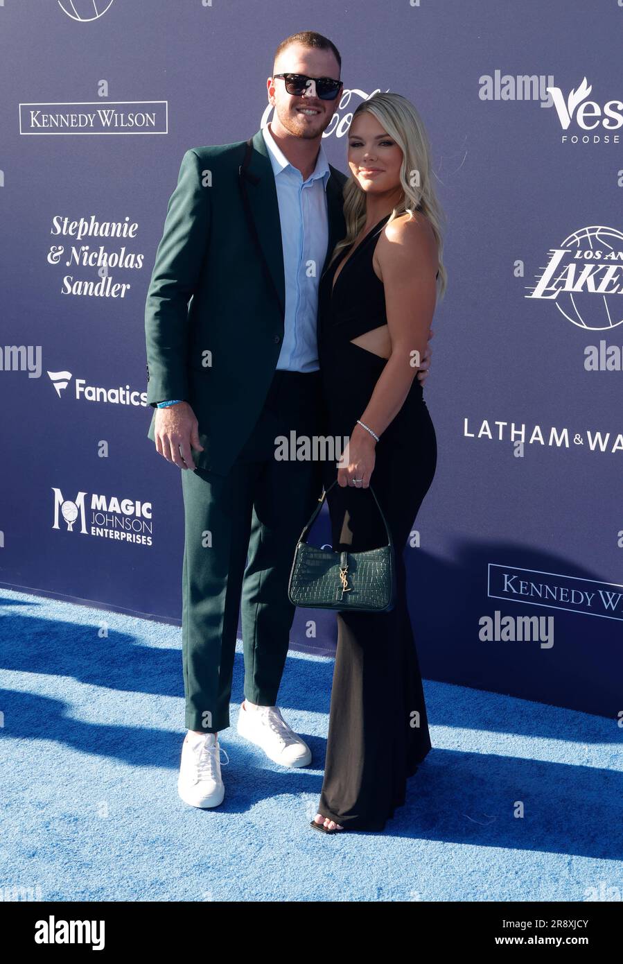 Los Angeles, California, USA. 22nd June, 2023. Caleb Ferguson, Carissa ...