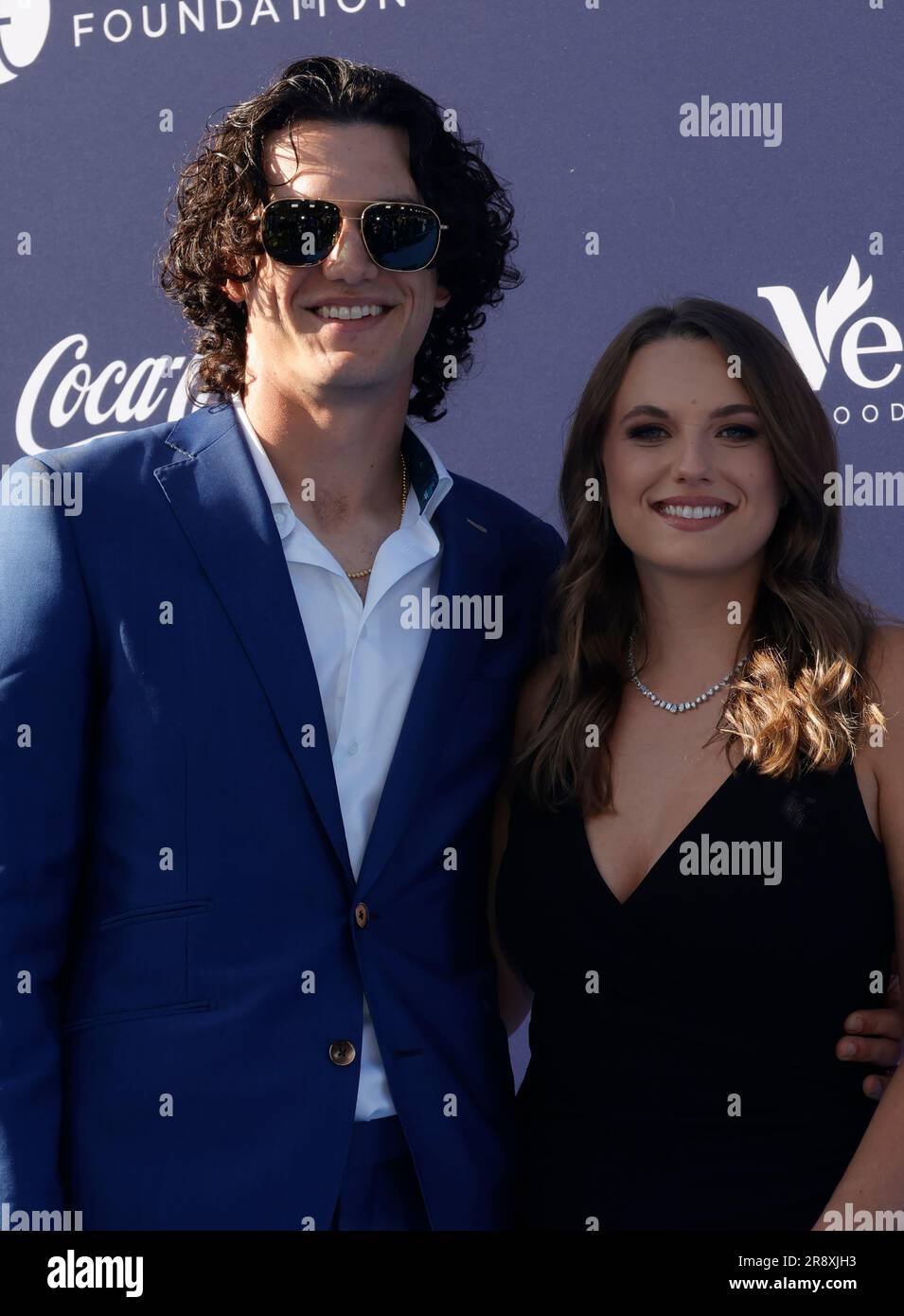 Los Angeles, California, USA. 22nd June, 2023. James Outman, Dasha ...