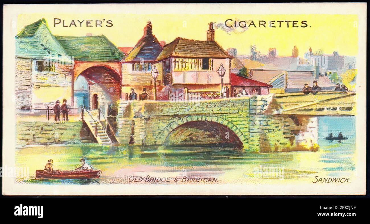 Sandwich - Vintage Cigarette Card Stock Photo - Alamy