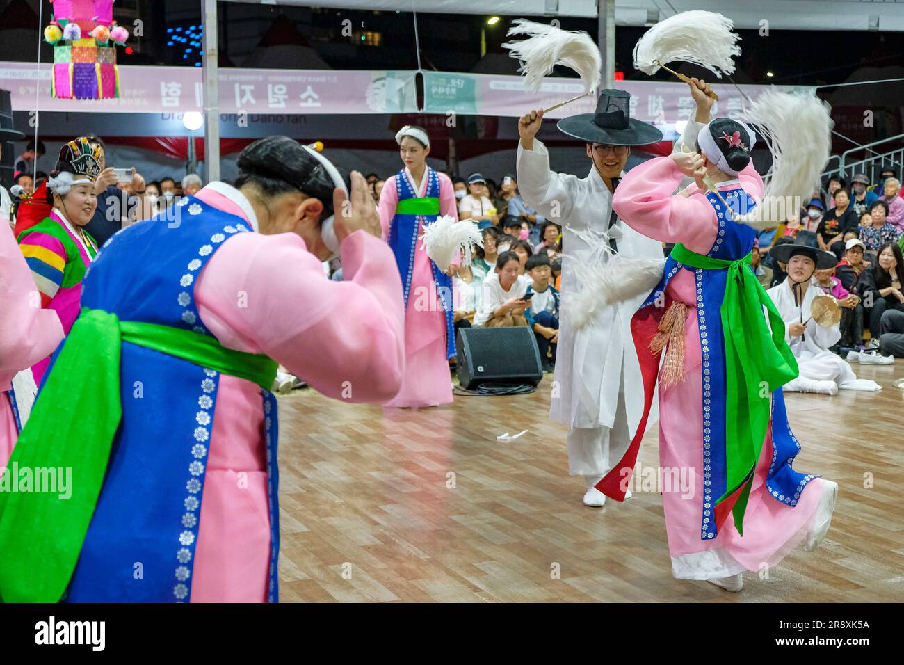Gangneung, South Korea - June 21, 2023: Shamanistic ritual at the ...
